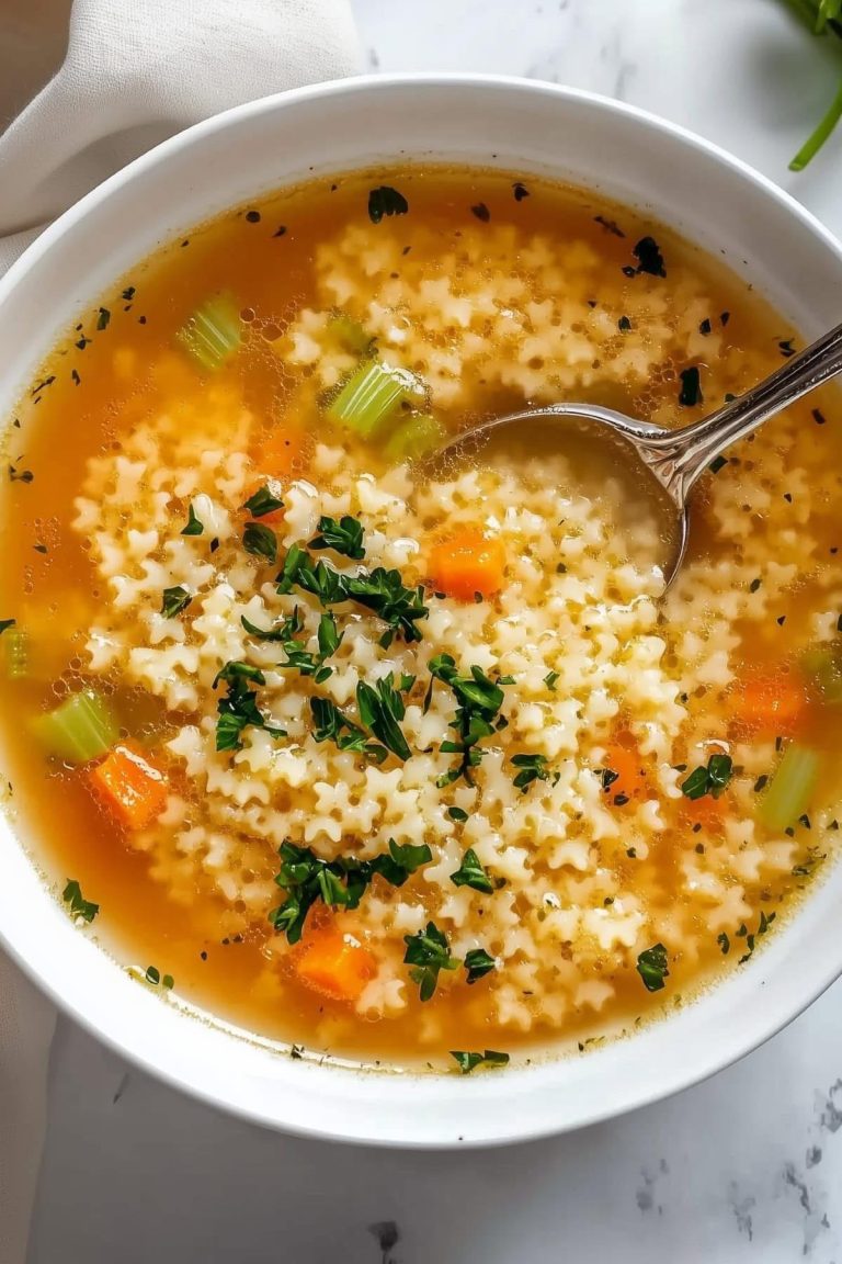 Star Pasta Soup – Yum Recipes