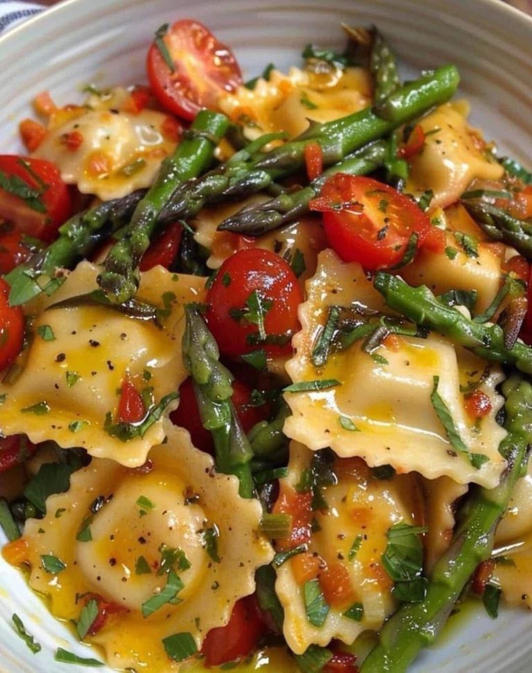 Ravioli with asparagus – Yum Recipes