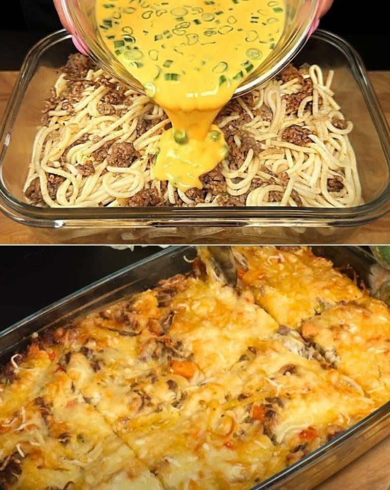 Cheesy Baked Spaghetti Casserole – Yum Recipes