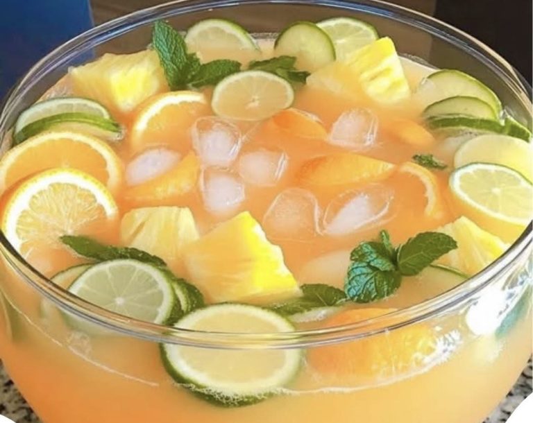 Summer Tropical Pineapple Lemonade Punch – Yum Recipes