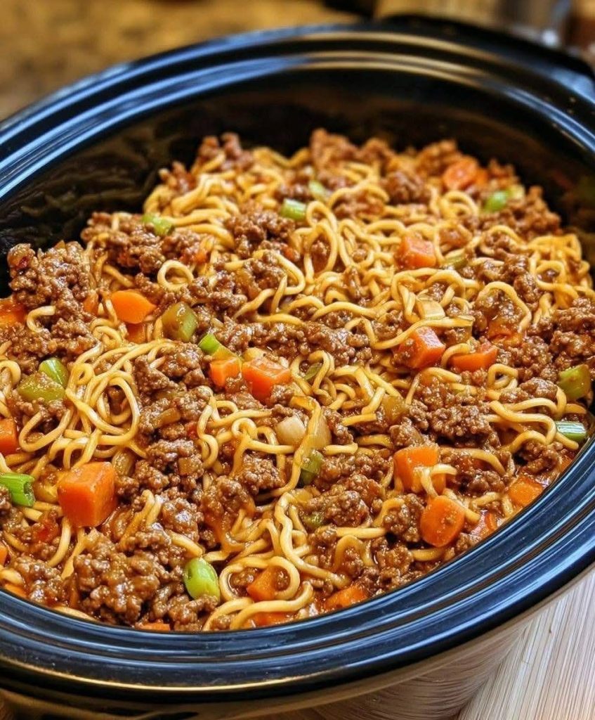 Slow Cooker Beef Ramen Noodles – Yum Recipes