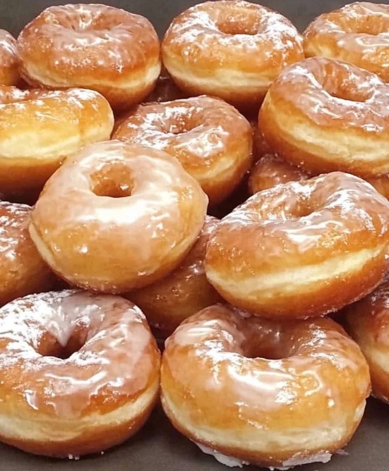FLUFFY HOMEMADE GLAZED DONUTS – Yum Recipes