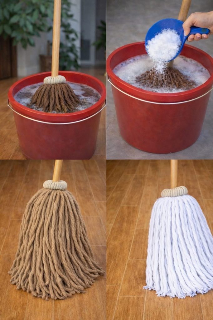 Very Dirty Mop? Don’t Throw It Away — One Simple Ingredient Can Make It ...